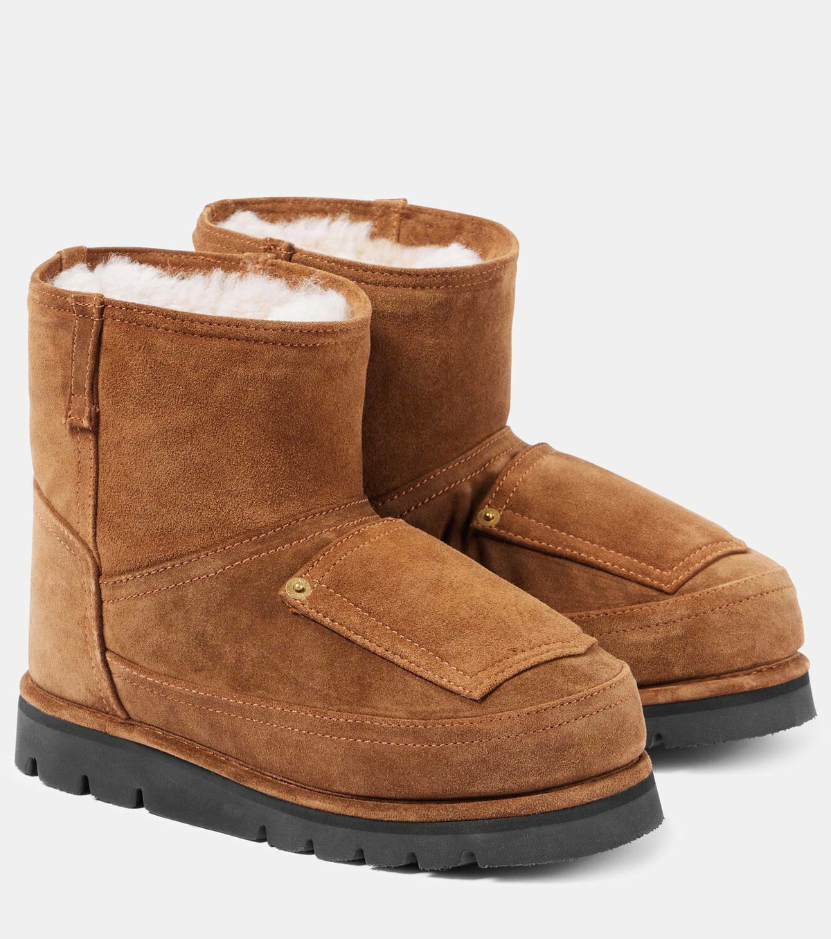 Acne Studios Shearling-lined leather ankle boots Acne Studios Acne Studios Shearling-lined leather ankle boots Acne Studios