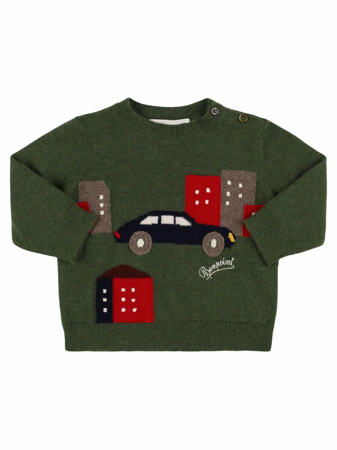 BONPOINT Wool Knit Sweater Bonpoint