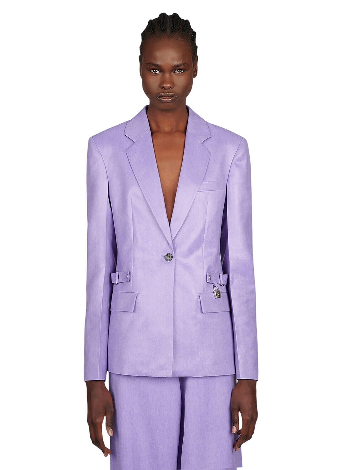 JW Anderson Padlock Strap Suit Single Breasted Blazer JW Anderson