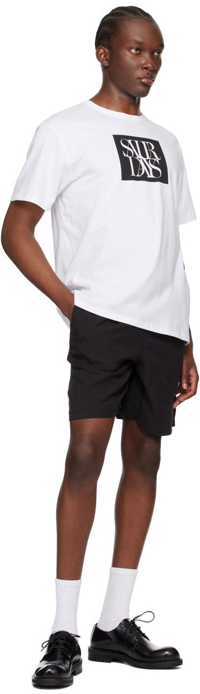 Saturdays NYC White Miller Block Standard T-Shirt Saturdays NYC