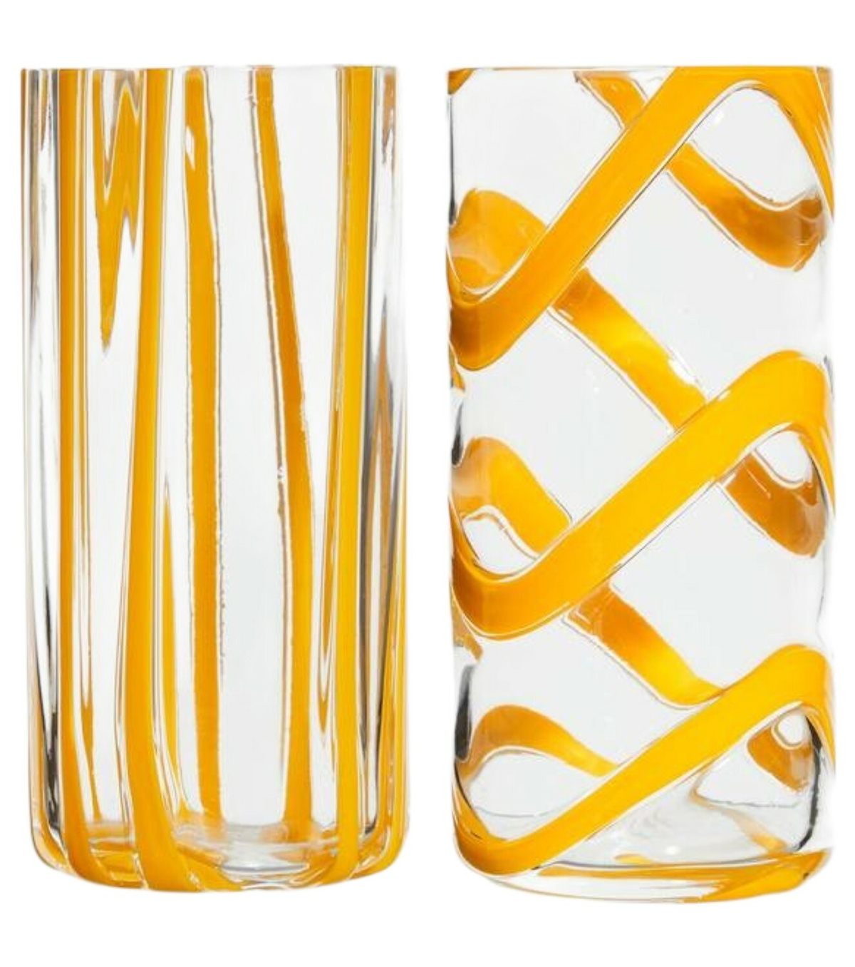NasonMoretti Cyrcus set of 2 glass highball glasses NasonMoretti