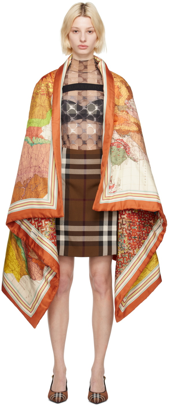 Burberry Multicolor Padded Scarf Burberry