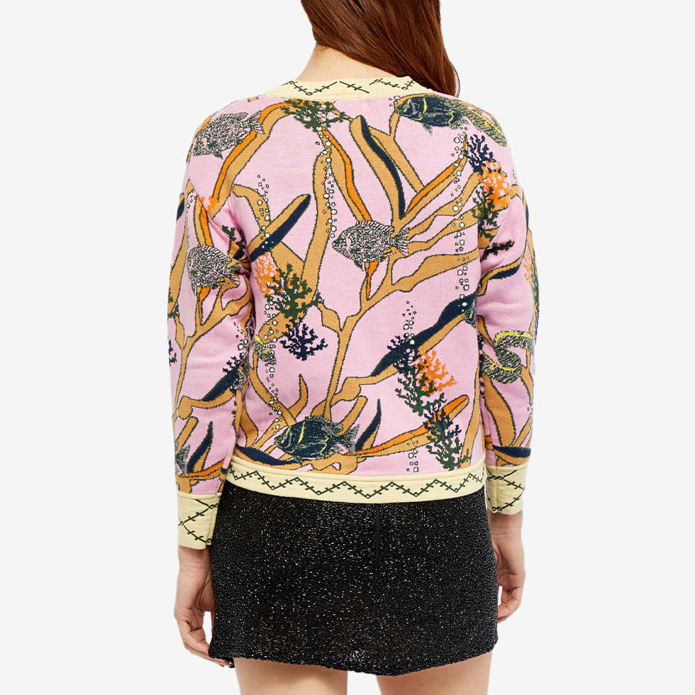Oceanus Women's Bonnie Cardigan in Pink Oceanus