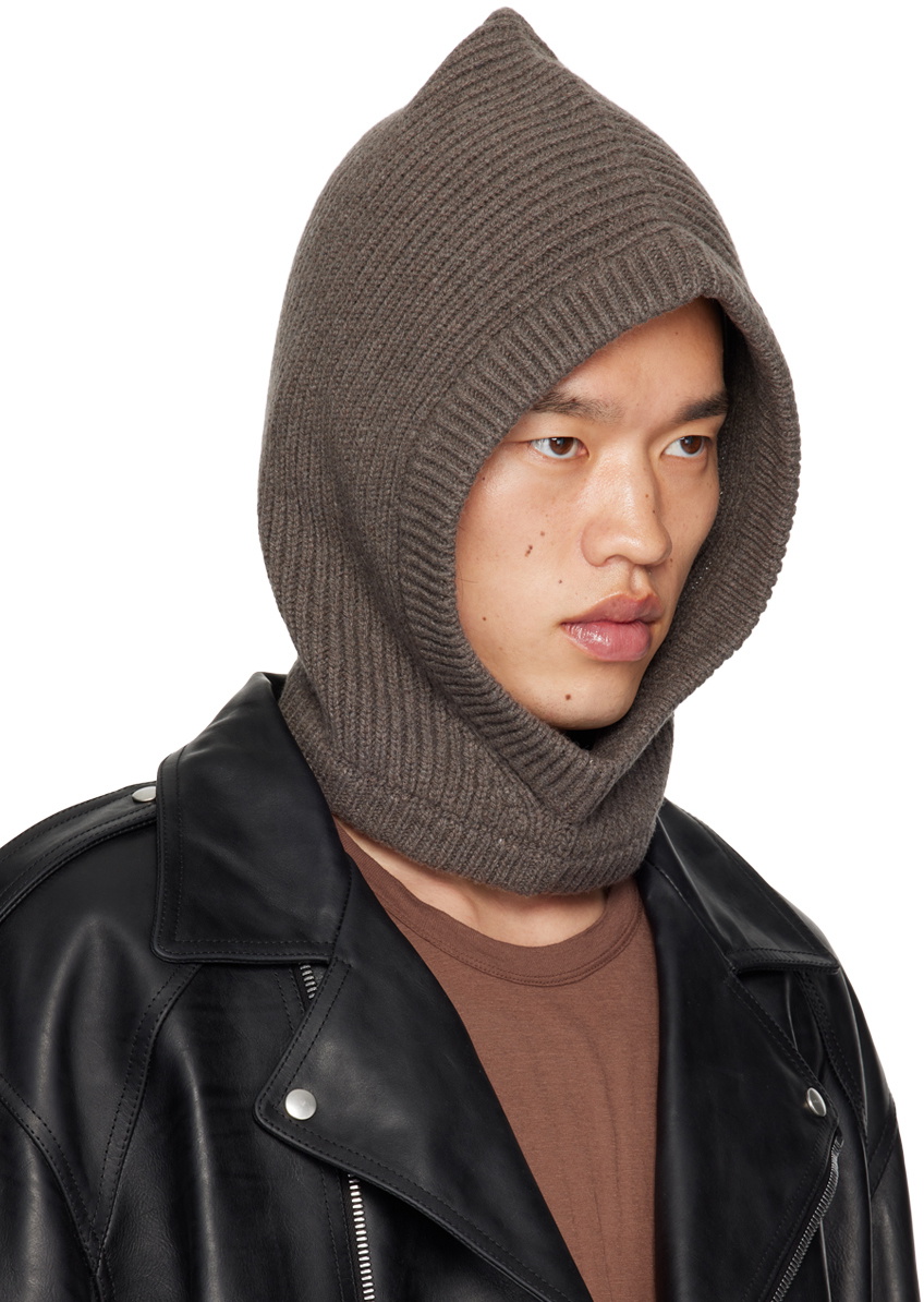 Rick Owens Gray Porterville Hood Rick Owens