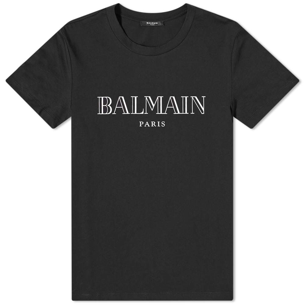 Balmain Vintage Paris Logo Tee Balmain