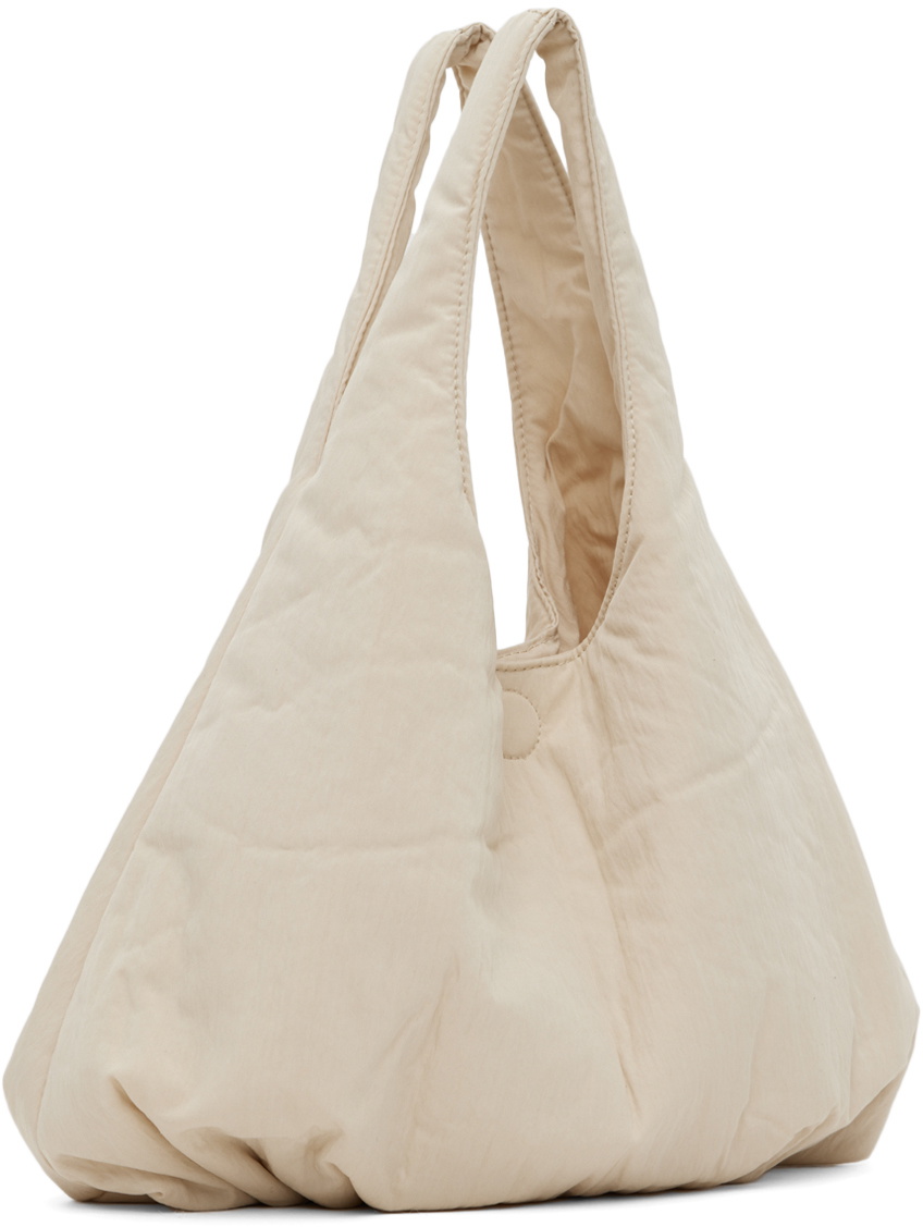 AMOMENTO Beige Small Padded Tote AMOMENTO
