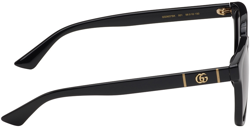 Gucci Black Thin Square Sunglasses Gucci