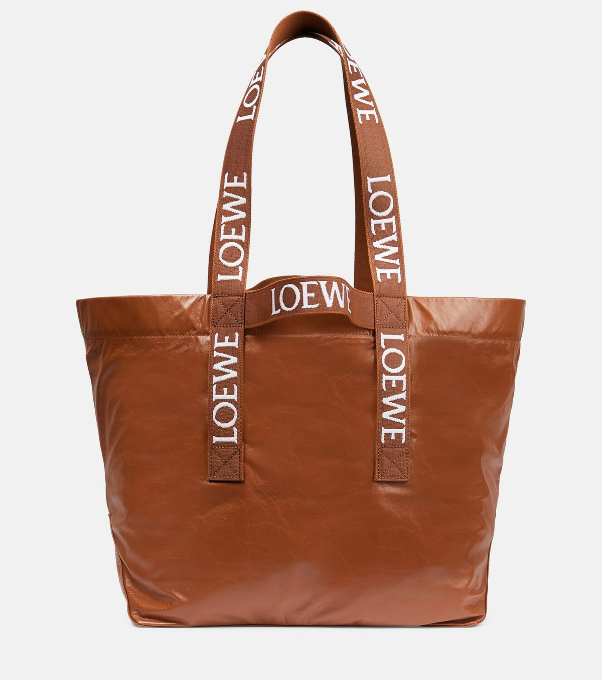 Loewe - Logo leather shopper Loewe