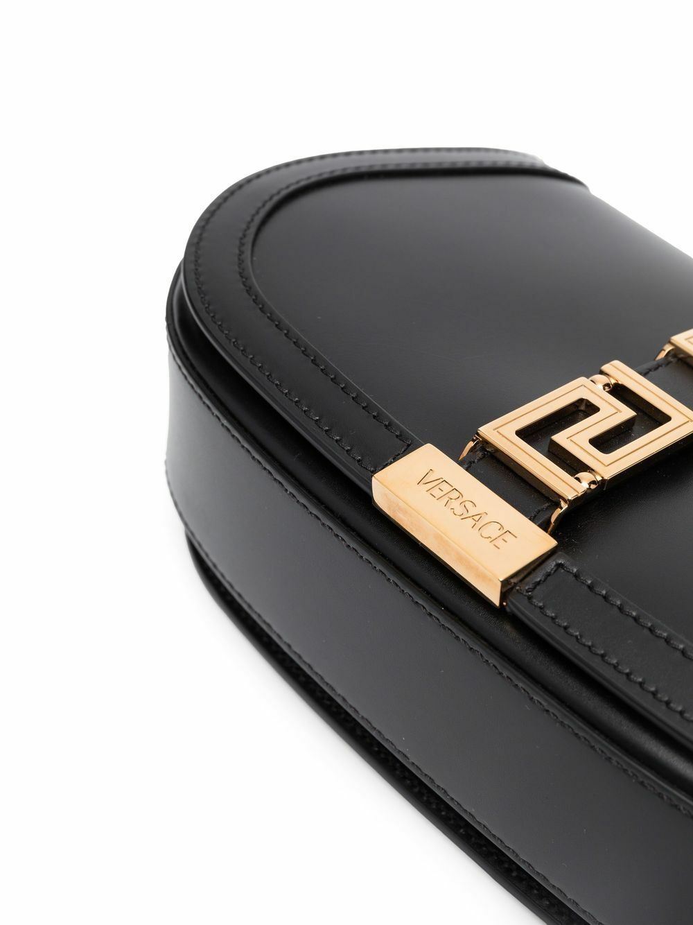 VERSACE - Greca Goddess Leather Shoulder Bag Versace
