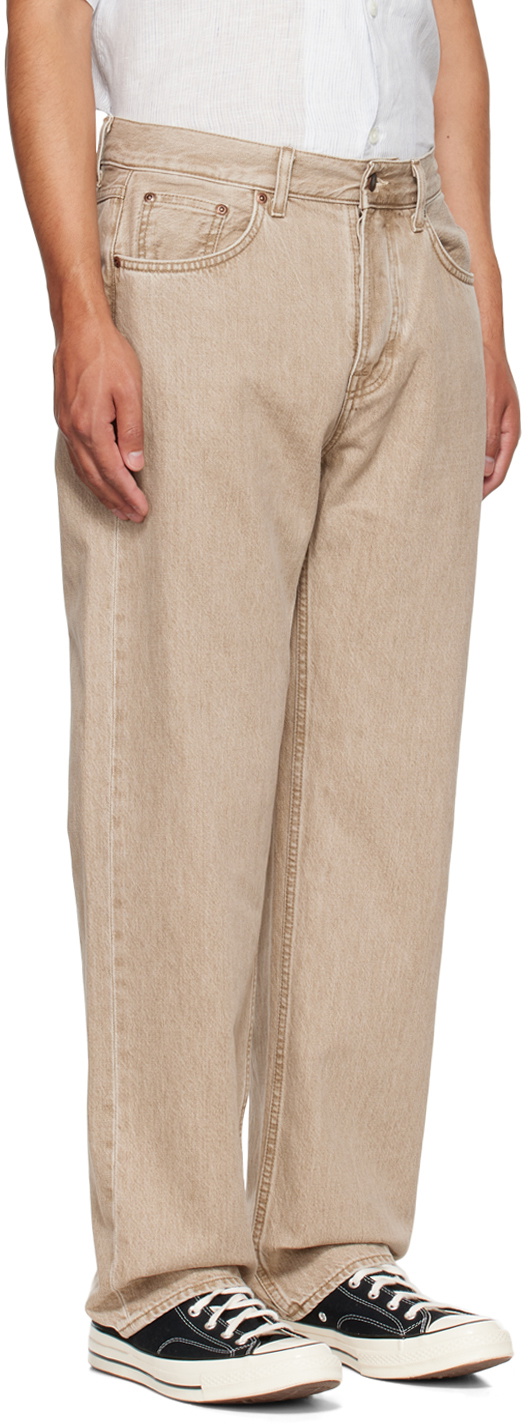 Nudie Jeans Beige Tuff Tony Jeans Nudie Jeans Co