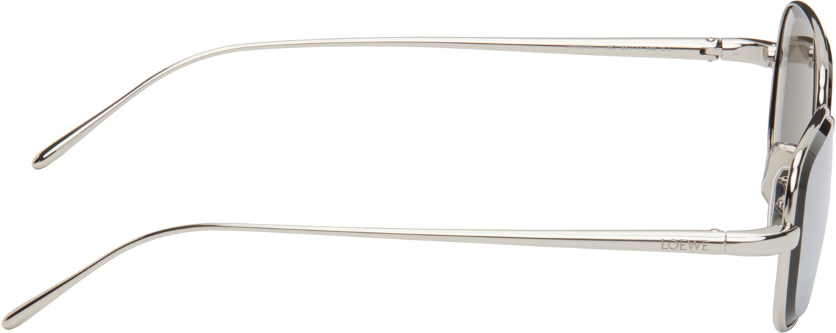 LOEWE Silver Seashell Sunglasses Loewe