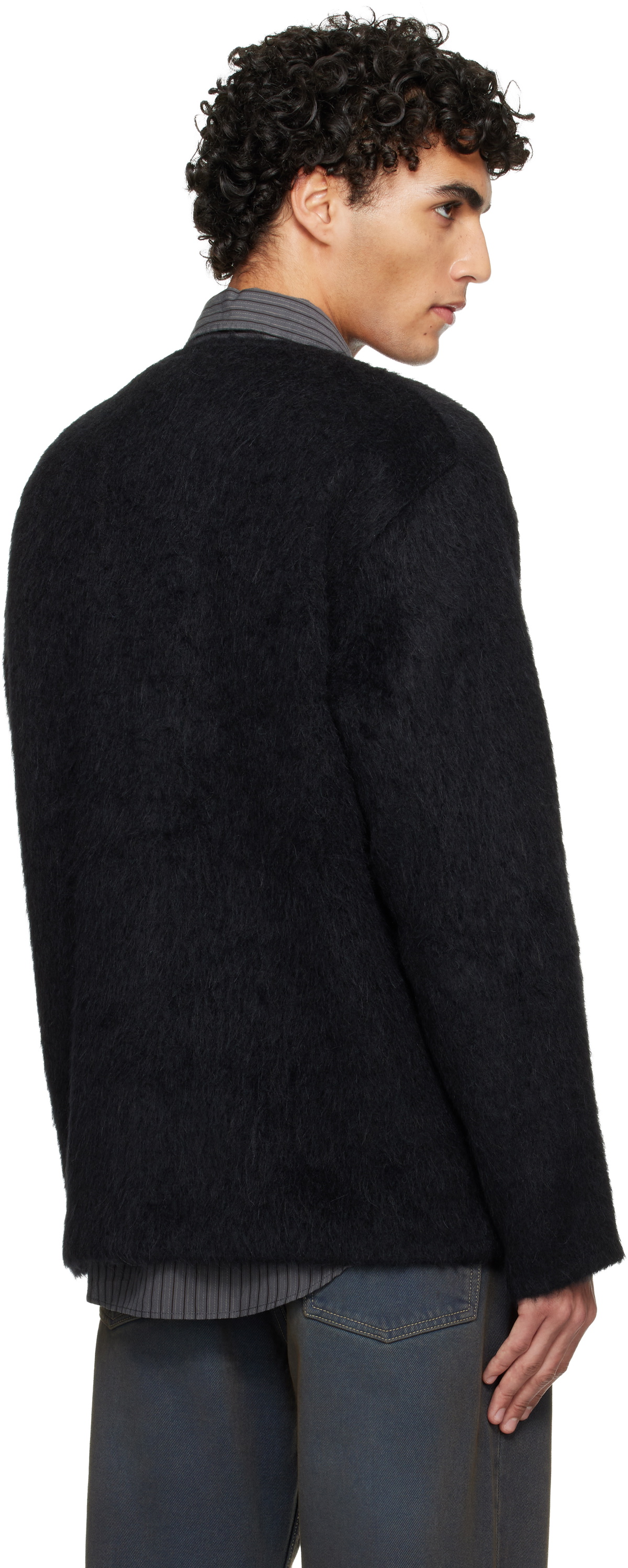 OUR LEGACY Black Wool Cardigan Our Legacy