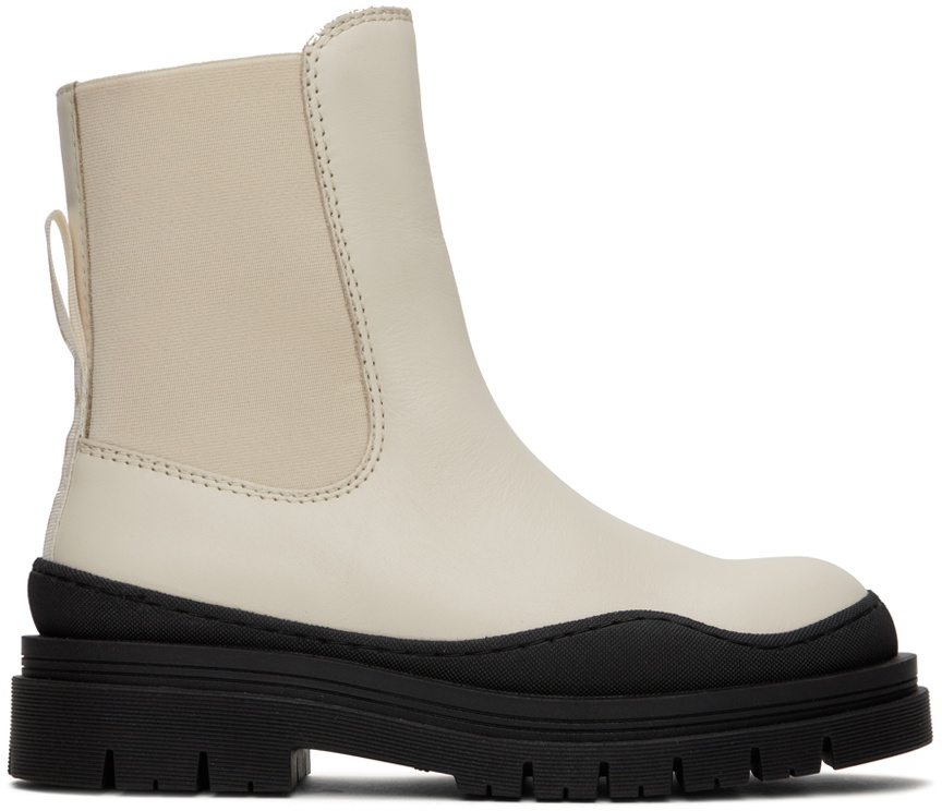 See by Chloé Off-White Alli Boots See by Chloe