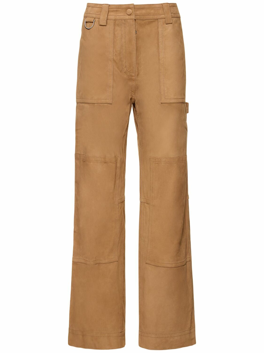 SAKS POTTS - Rose Suede Straight Pants Saks Potts