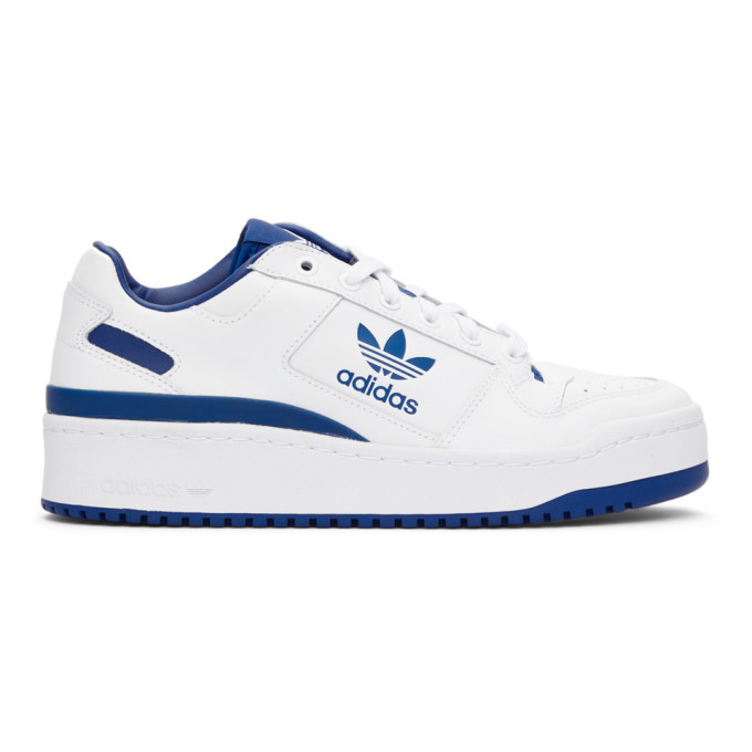 adidas Originals Blue and White Forum Bold Sneakers adidas Originals