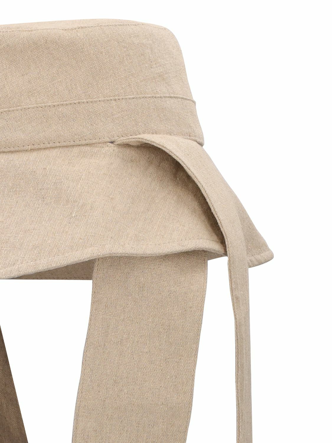 JACQUEMUS - Le Bob Bando Linen Bucket Hat Jacquemus