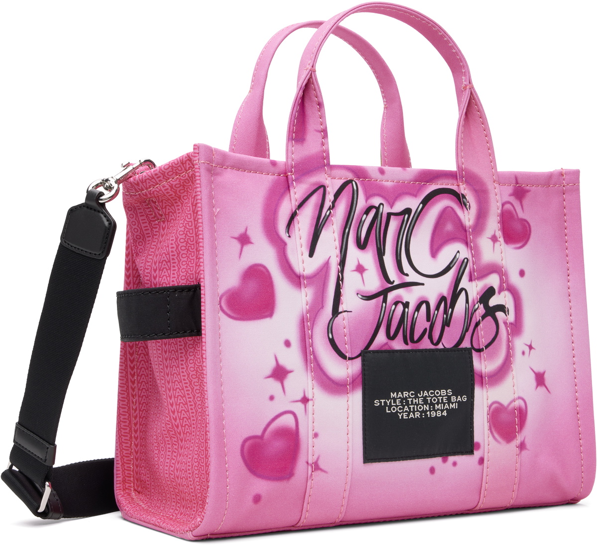 Marc Jacobs SSENSE Exclusive Pink 'The Miami' City Tote Marc Jacobs