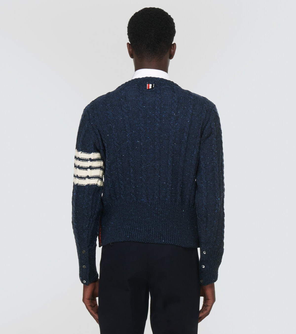 Thom Browne Cable-knit wool and mohair sweater Thom Browne