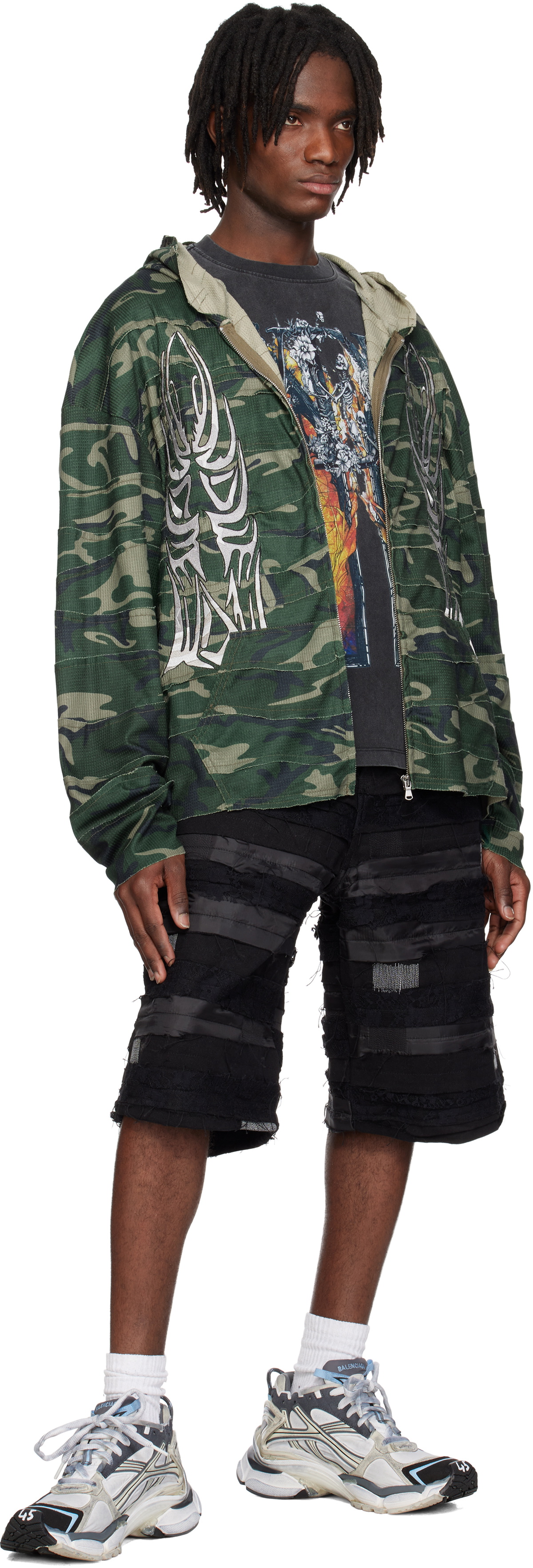 Who Decides War Green Winged Wavelength Camo Zip Up Hoodie WHO DECIDES ...