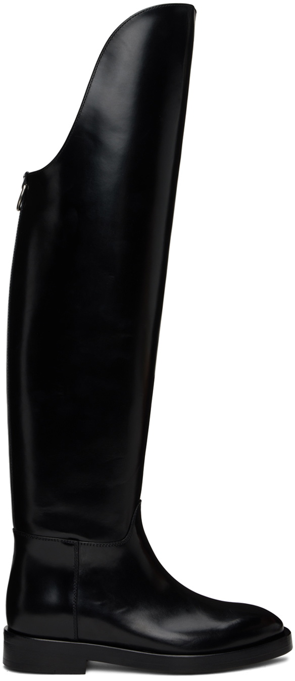 DURAZZI MILANO Black D-Ring Boots Durazzi Milano