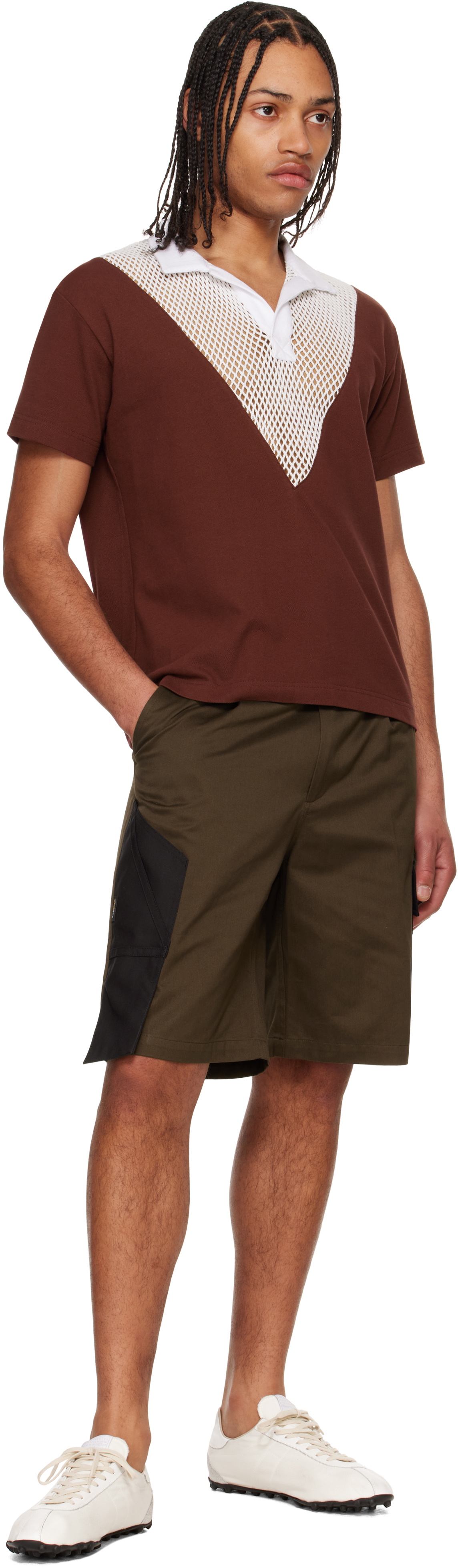 Olly Shinder Brown Gardiner Shorts Olly Shinder