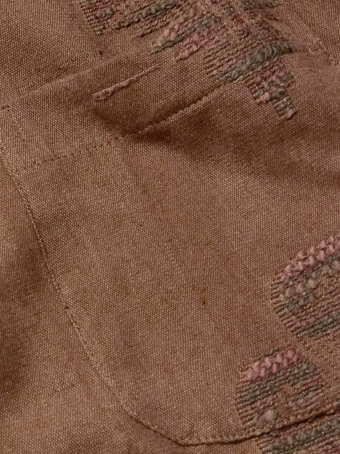 Kardo - Martin Cotton-Jacquard Shirt - Brown Kardo