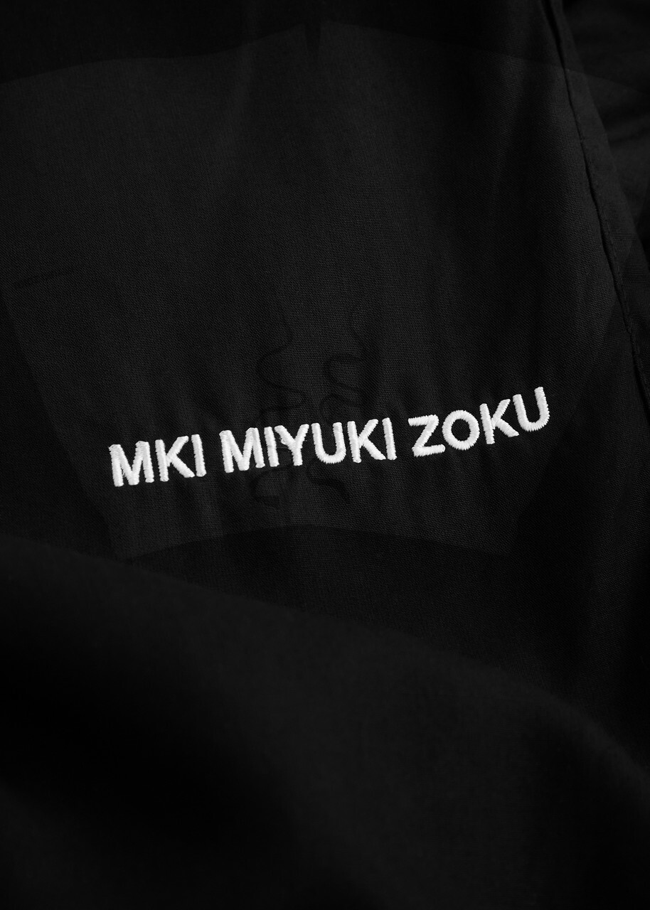 Mki Miyuki Zoku Logo-embroidered Shorts Black MKI Miyuki-Zoku