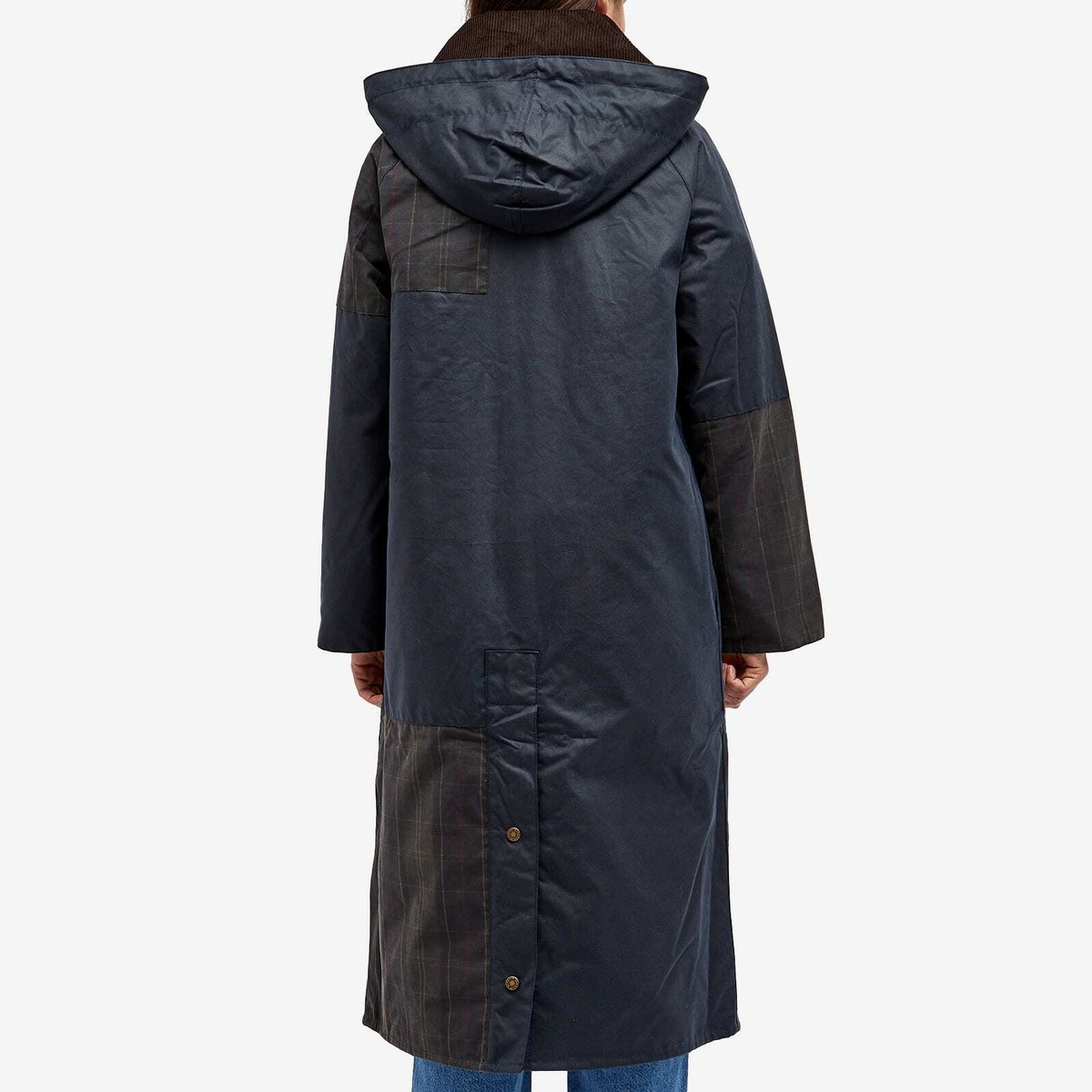 Barbour Women's x Ganni Burghley Jacket in Navy Barbour Barbour Women's x Ganni Burghley Jacket in Navy Barbour