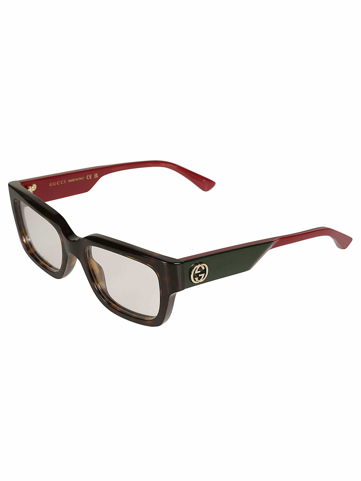 Gucci Eyewear Rectangle Logo Lens Frame Gucci