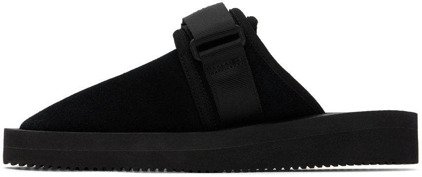 Suicoke Black ZAVO-Cab Slippers Suicoke