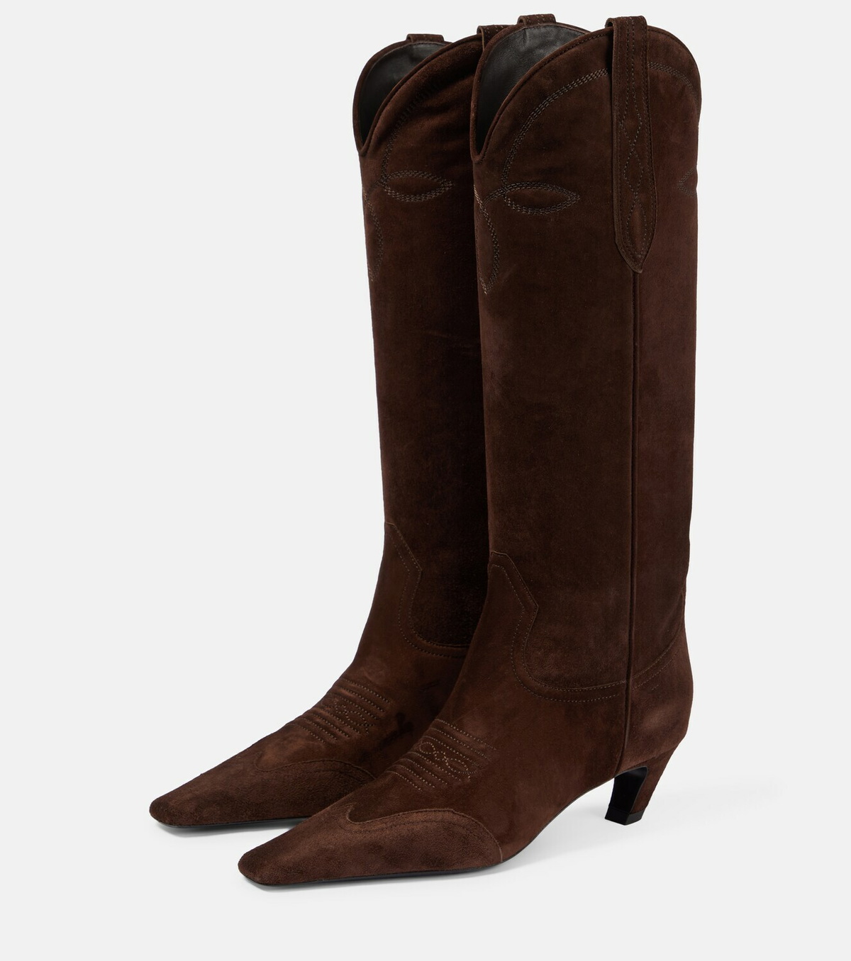 Khaite Dallas 45 suede knee-high boots Khaite