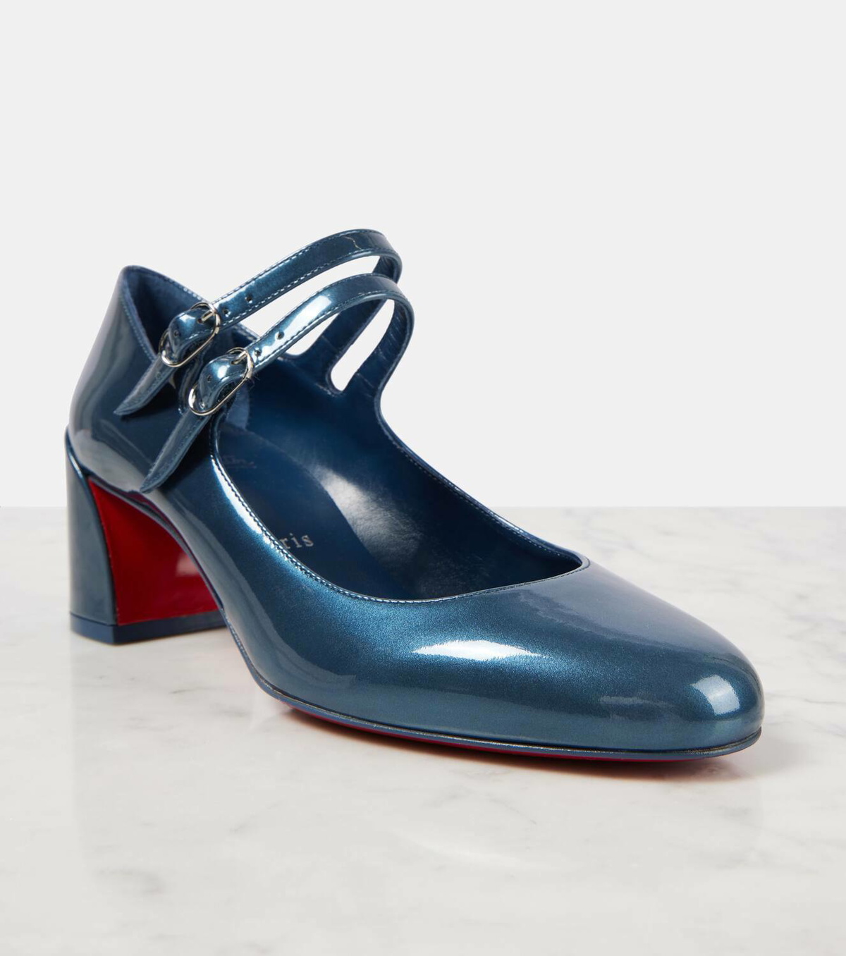 Christian Louboutin Miss Jane patent leather Mary Jane pumps Christian ...