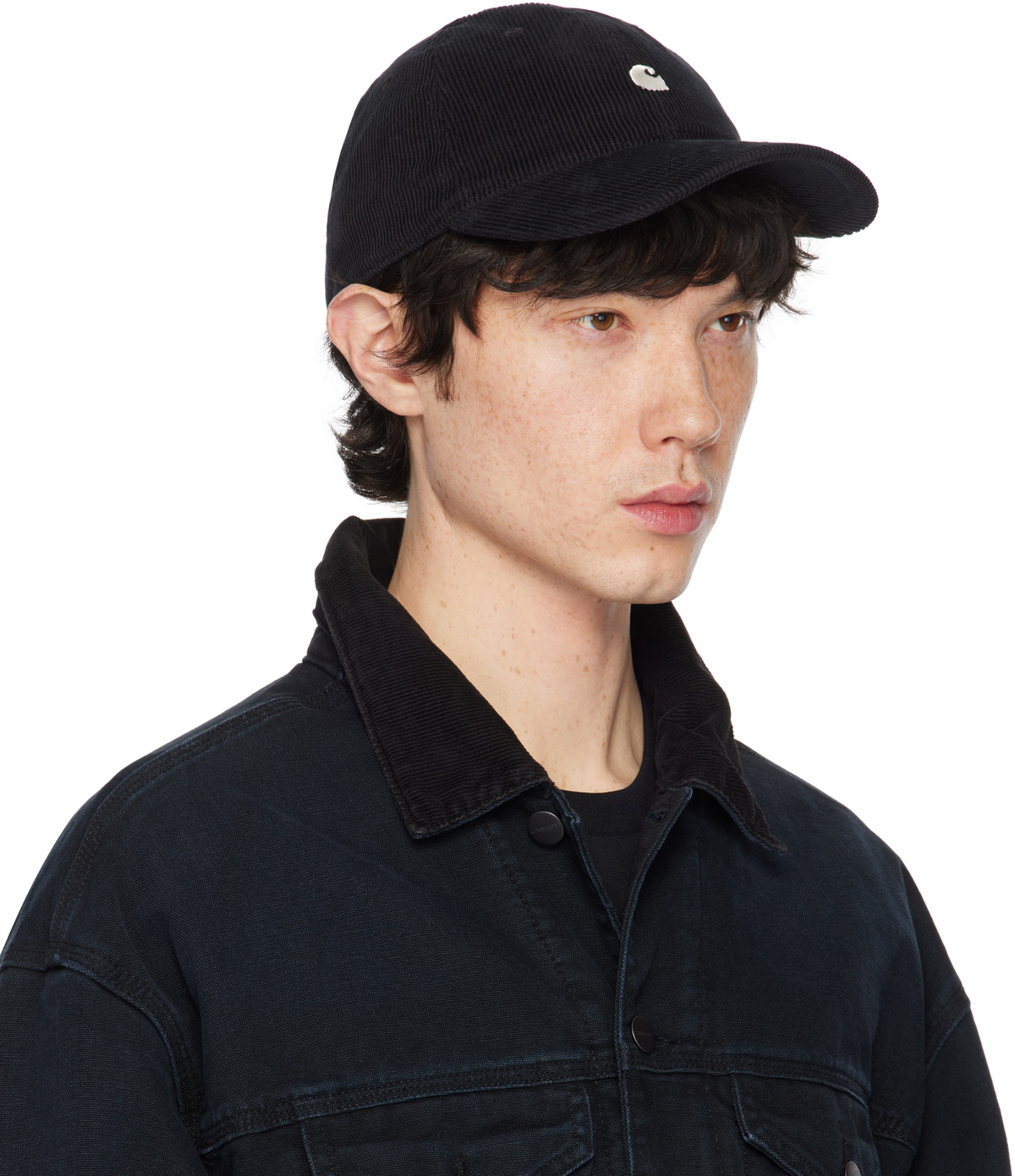 Carhartt Work In Progress Black Harlem Baseball Cap Carhartt WIP