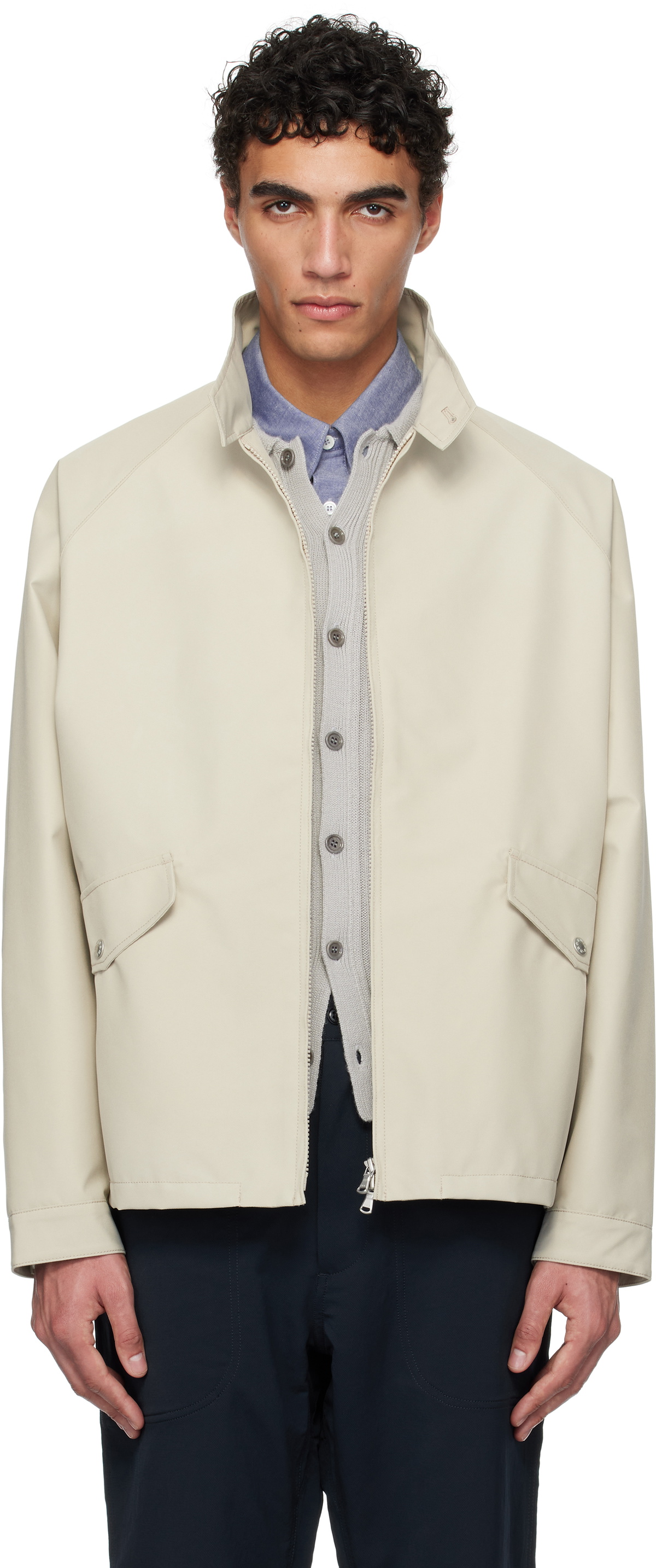 nanamica Beige 2L GORE-TEX Crew Jacket Nanamica