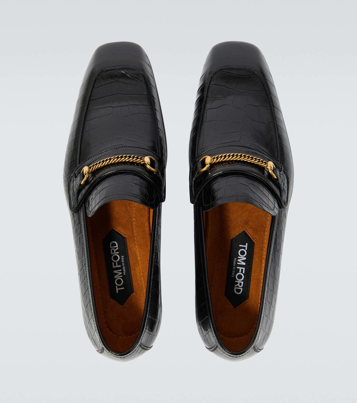 Tom Ford Bailey croc-effect leather loafers TOM FORD