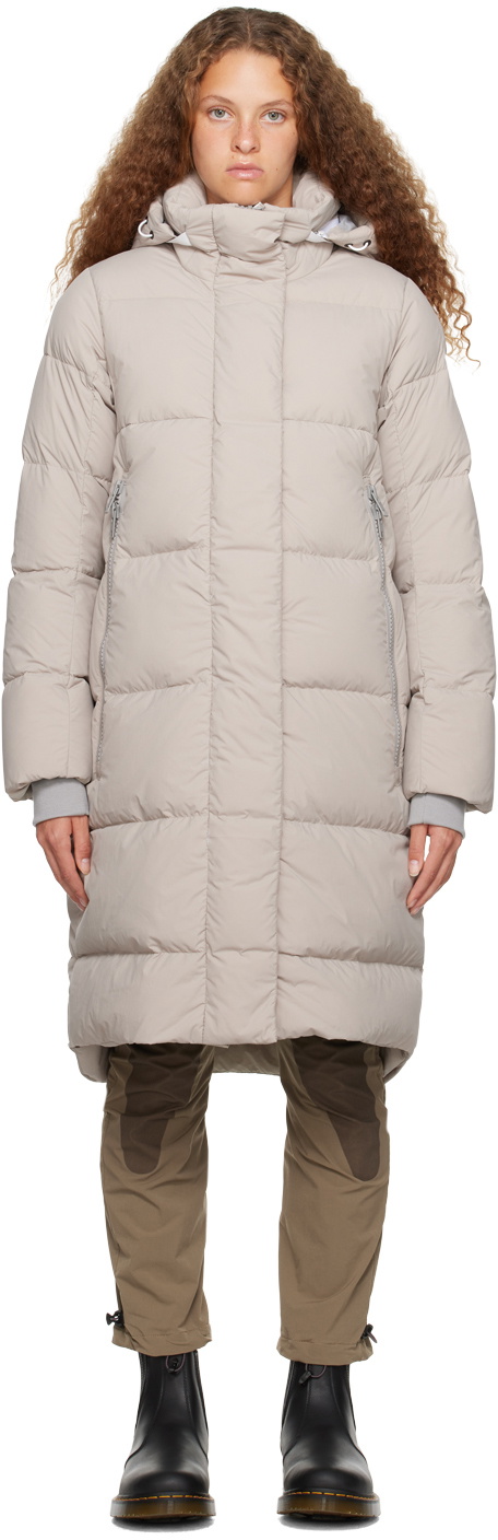 Canada Goose Beige Byward Down Coat Canada Goose