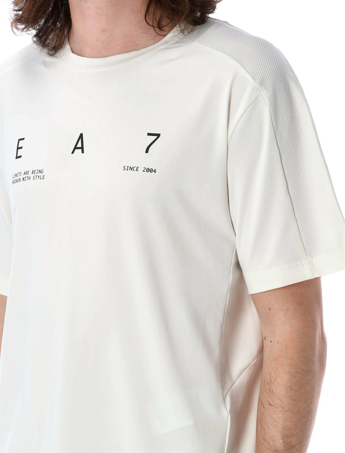 EA7 Graphic Series Stretch Technical Fabric Crew-neck T-shirt EA7