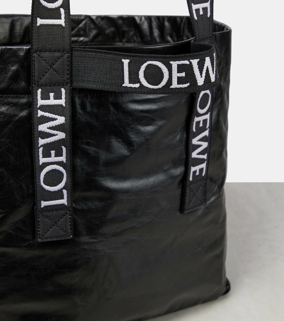 Loewe Fold Shopper leather tote bag Loewe
