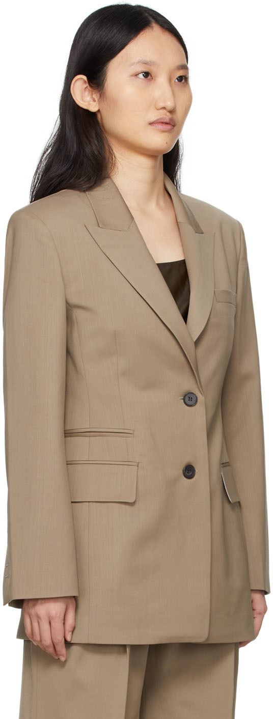 DRAE Tan Wool Suit Jacket DRAE