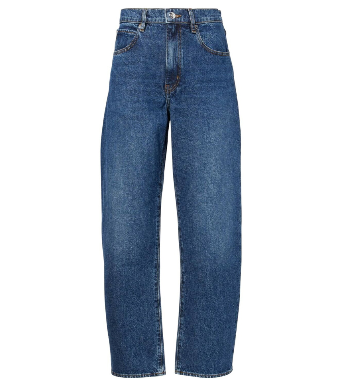 Frame Low Slung mid-rise barrel-leg jeans Frame Denim