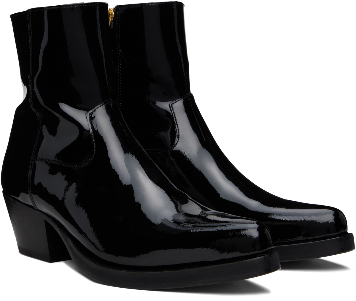 Ernest W. Baker Black Western Boots Ernest W. Baker