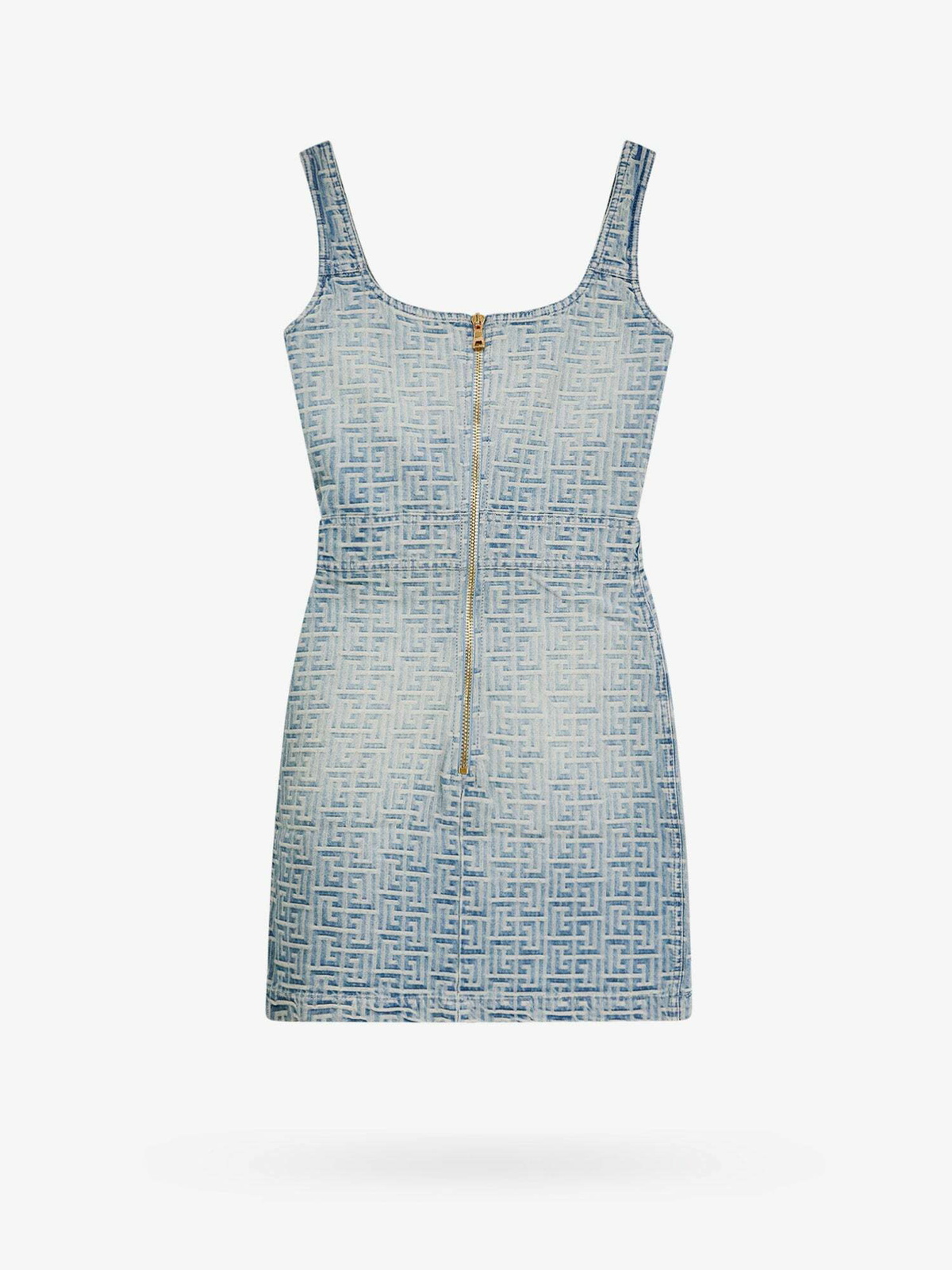 Balmain Dress Blue Womens Balmain
