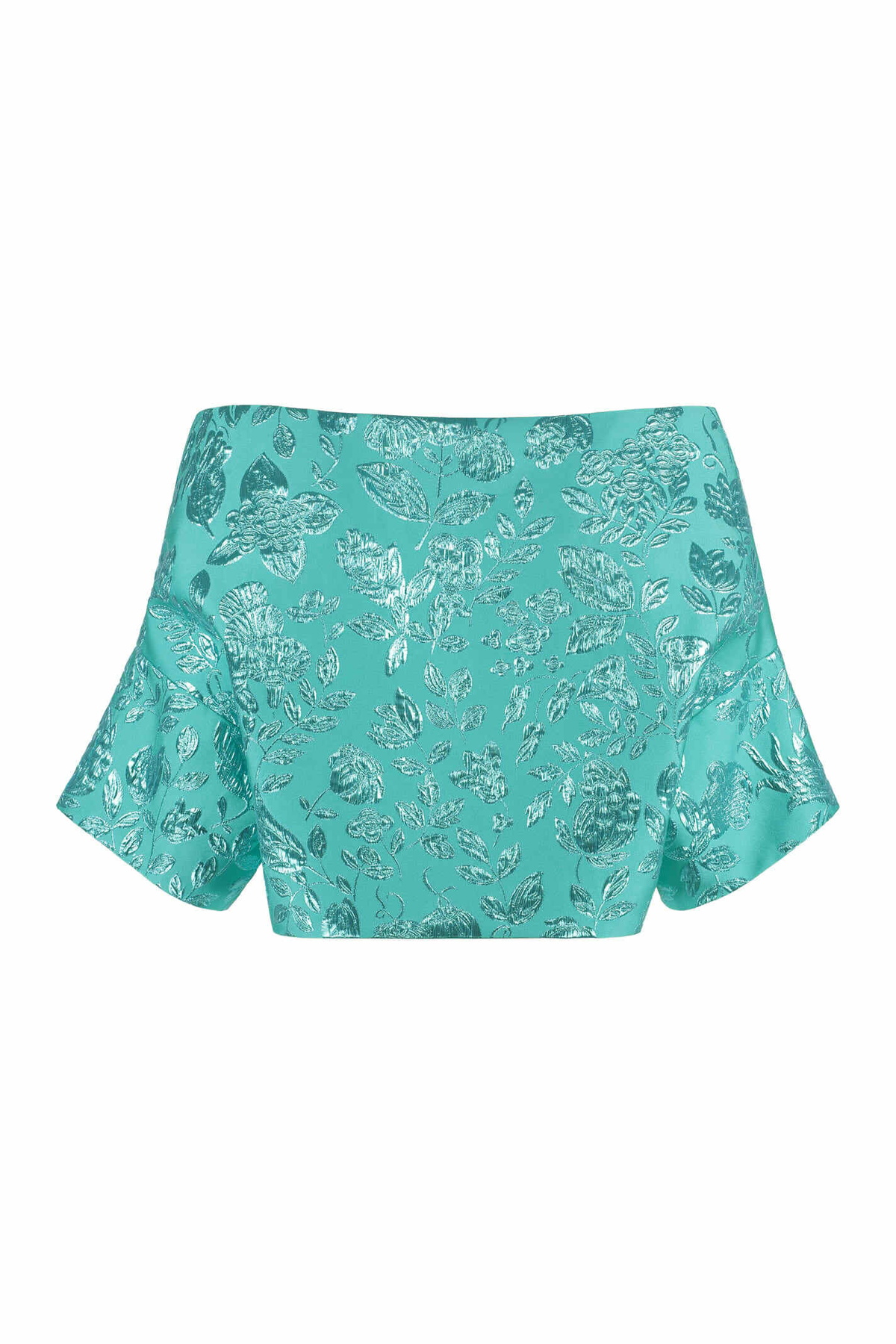 Parosh Floral Jacquard Fabric Blouse Parosh