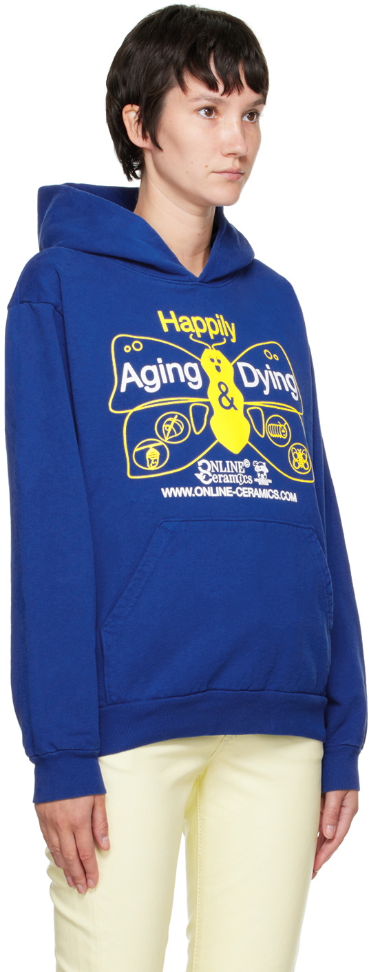 Online Ceramics Blue 'I Have Never Felt Better' Hoodie Online Ceramics