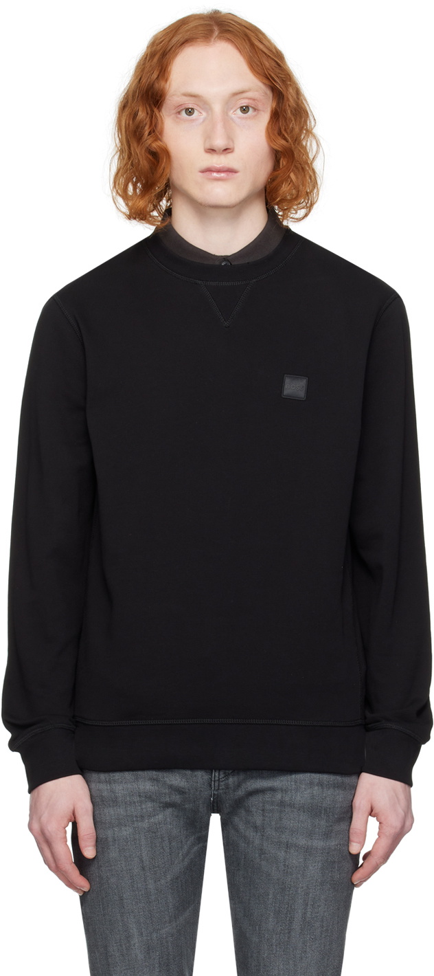 BOSS Black Patch Sweatshirt BOSS