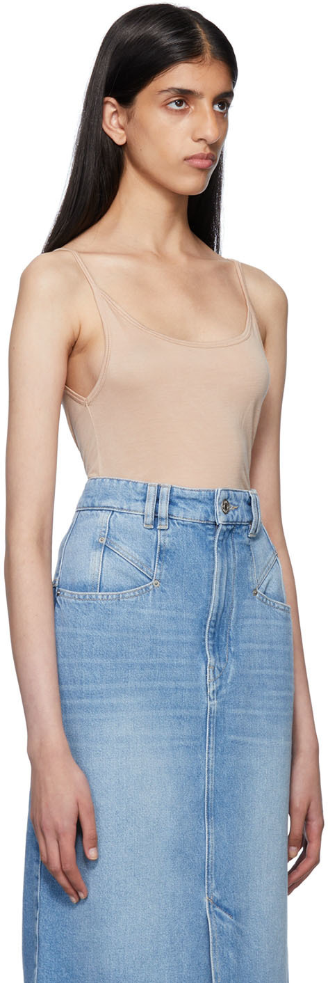 Baserange Beige Bamboo Tank Top Baserange