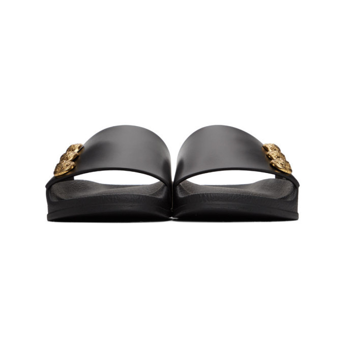 Balmain Black Symi Slides Balmain
