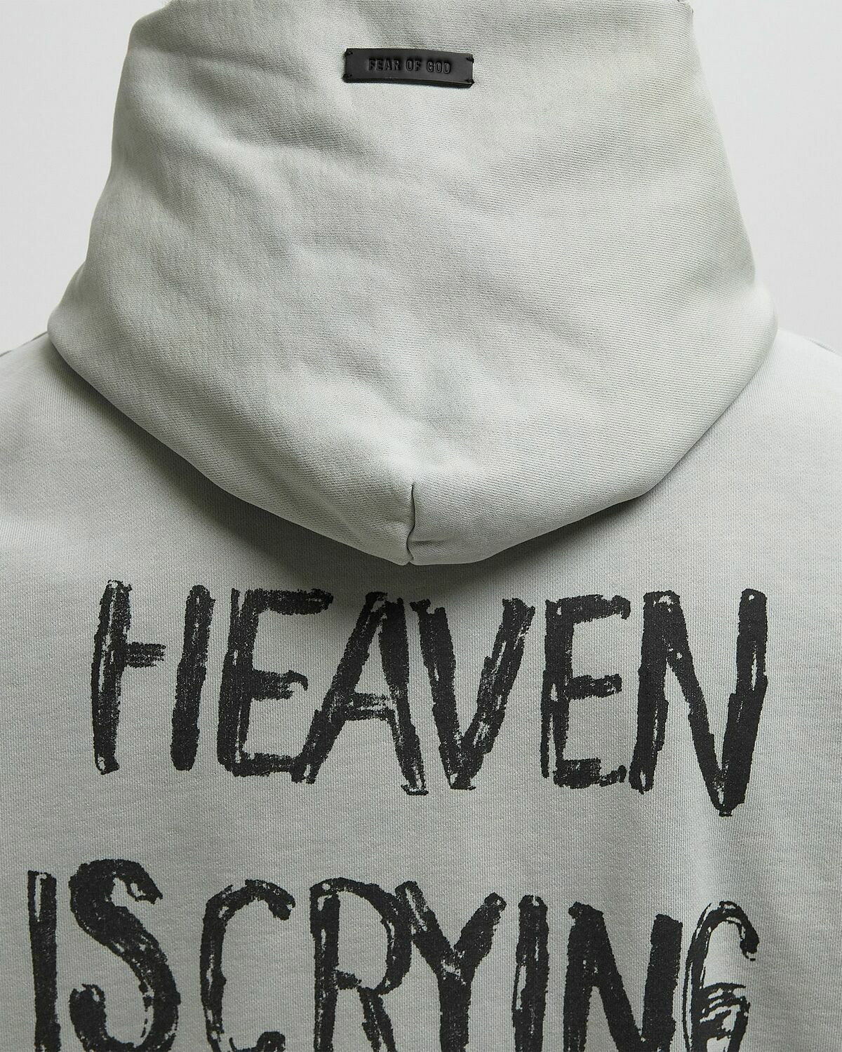 Fear of God "HEAVEN" HOODIE Grey Mens Hoody Fear Of God