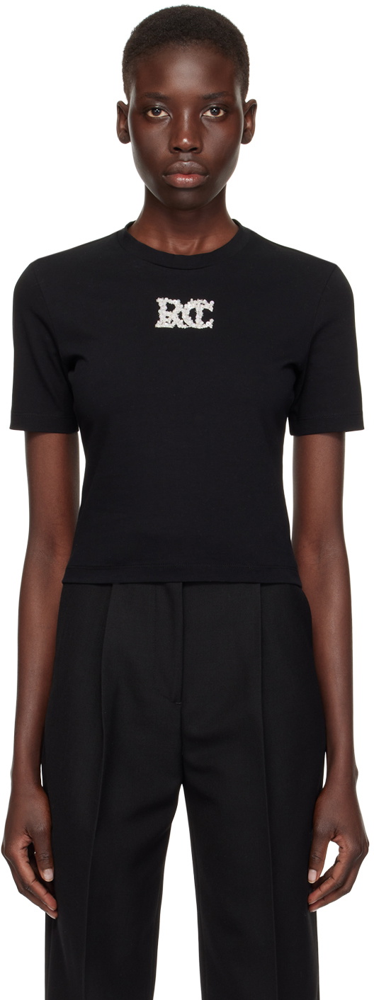 Recto Black Embellishment T-Shirt Recto