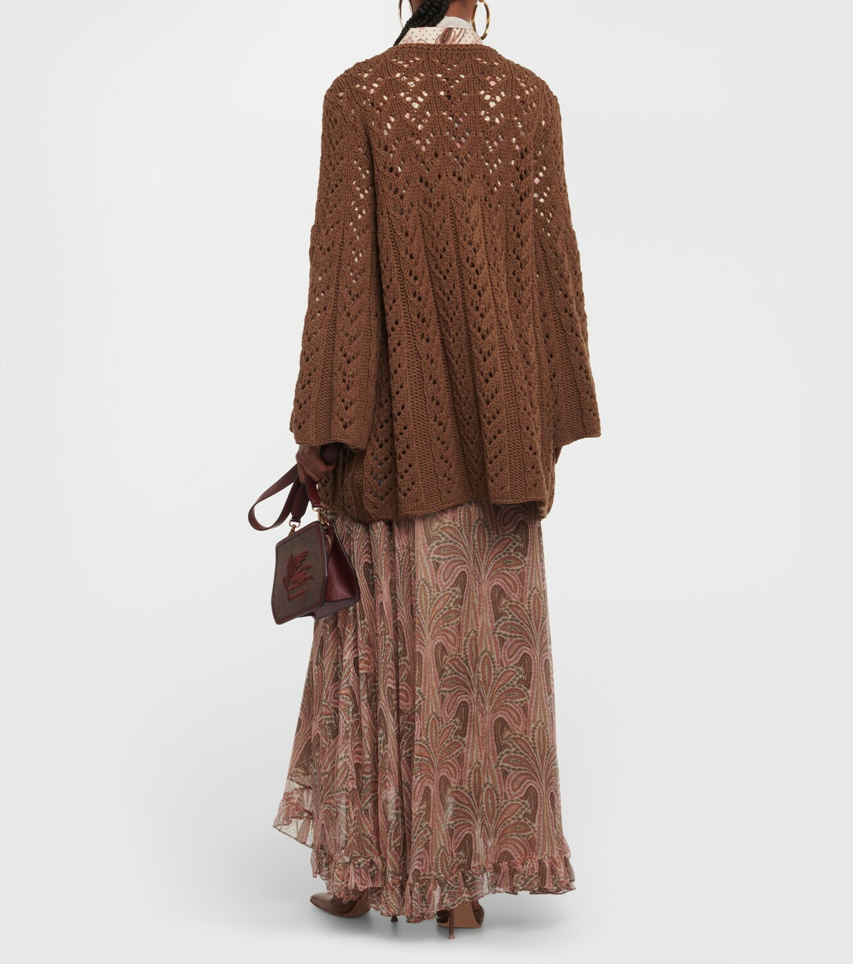 Etro Oversized virgin wool cardigan Etro